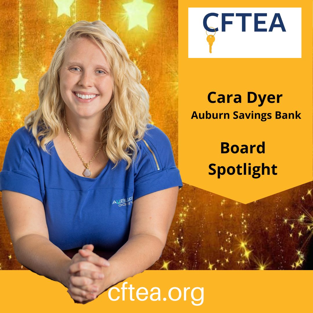 Board Spotlight: Cara Dyer (Auburn Savings) | CFTEA